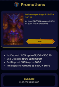 SpinDragons Casino Welcome Package | SpicyCasinos | 2025
